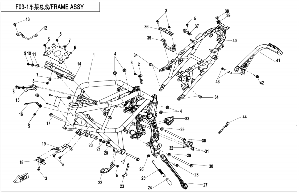 700 CLX Sport FRAME – cfmotowholesale