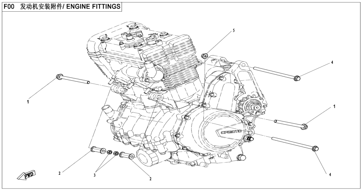 700 CLX Sport ENGINE FITTINGS – cfmotowholesale